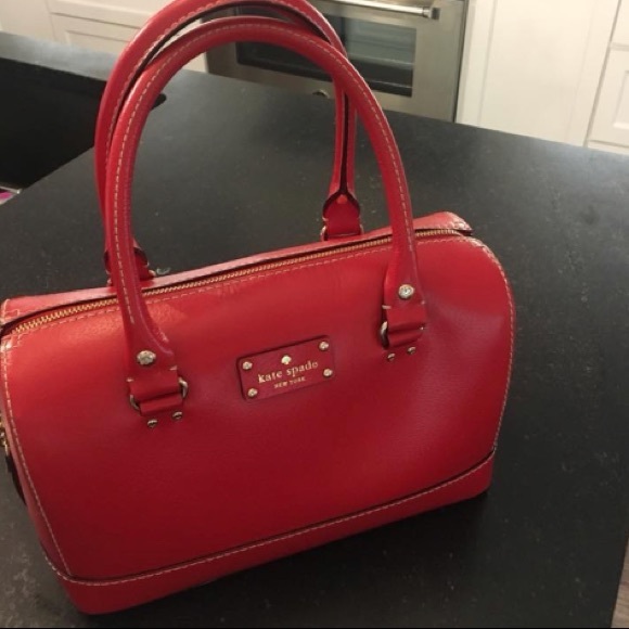 kate spade | Bags | Authentic Kate Spade Red Bag Purse Tote | Poshmark